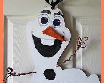 Olaf Frozen Snowman door decoration hanger hanging wreath