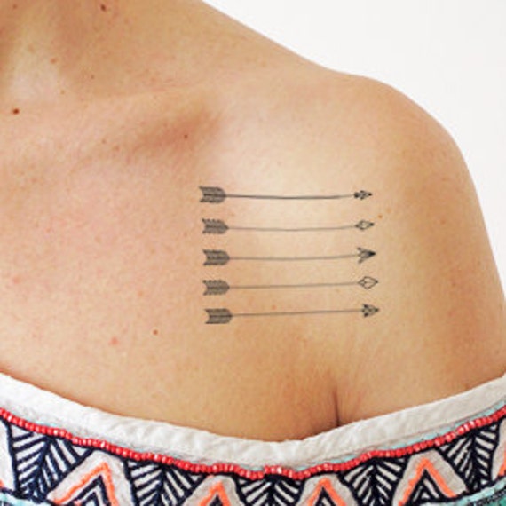 Arrows - Temporary Tattoo (Set of 2)