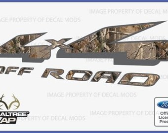 Ford F150 4x4 Offroad Decals Stickers RealTree AP (Set of 2) 1997 1998 ...