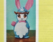 Unique cloth rabbit pattern related items | Etsy