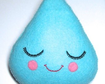 Popular items for raindrop plush on Etsy