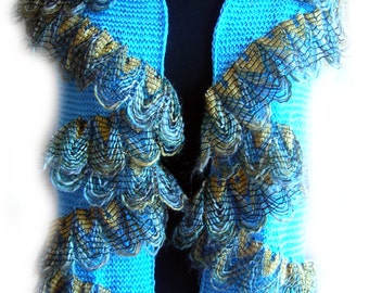 Ruffle scarf pattern | Etsy