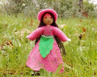 May Birthday Month Flower Doll Lilly of the by WildflowerToys