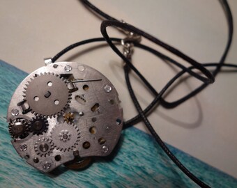 Stopwatch necklace | Etsy