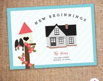 New address card | Etsy