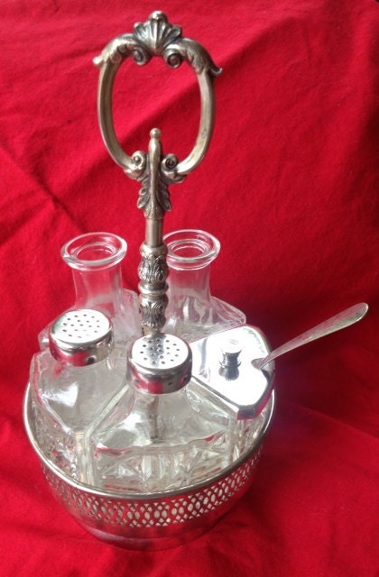 Vintage Condiment Caddy EALES 1779 Silverplate ITALY – Haute Juice