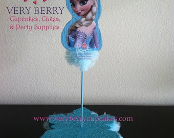 Frozen Elsa Cake pop stand /Frozen Elsa cupcake stand/ Frozen Elsa ...