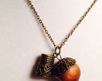 Popular items for acorn and thimble on Etsy