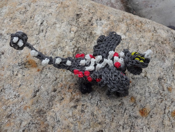 Red Death Baby Small Rainbow Loom Rubber by PrismaticPerspective