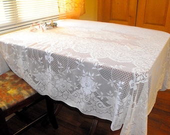 Lace tablecloth | Etsy