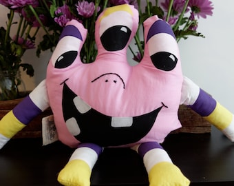 Mini plush monster | Etsy