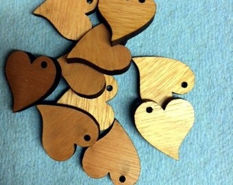 Popular items for small wood hearts on Etsy