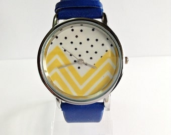 Polka dot watch | Etsy