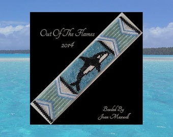 Bead PATTERN Buffalo Skull Lighter Cover Peyote by Outoftheflames