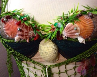 Made for You a Custom Order Mermaid Bra Real by LoLoandRubys