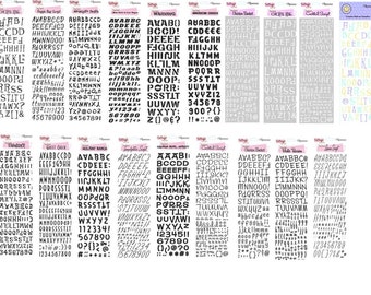 Rub on letters | Etsy