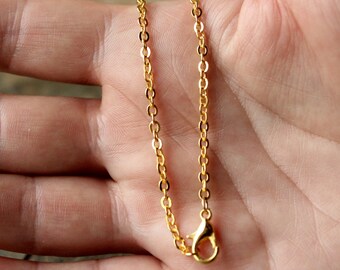 18 inch gold chain | Etsy