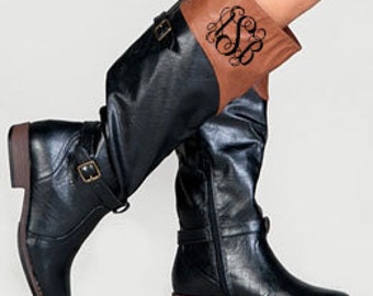 Two toned boots | Etsy