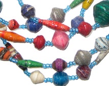 Popular items for african paper beads on Etsy