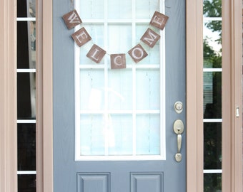 Beautiful Rustic Wood Name Banner by miniapple on Etsy