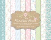 Items similar to bird digital papers, instant download, bird printable ...