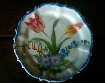 Unique tulip plates related items | Etsy