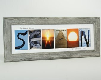 Custom name frame | Etsy