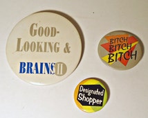 Unique brain pin related items | Etsy