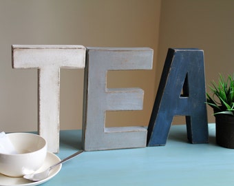 Farmhouse letters | Etsy