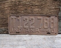 Unique old license plate related items | Etsy