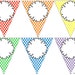 Primary Color Polka Dot Alphabet and Number Bunting