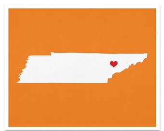 Popular items for tennessee state on Etsy