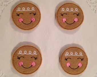 Gingerbread face | Etsy