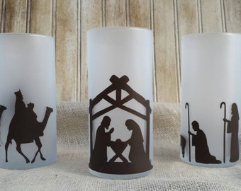 Popular items for nativity candles on Etsy