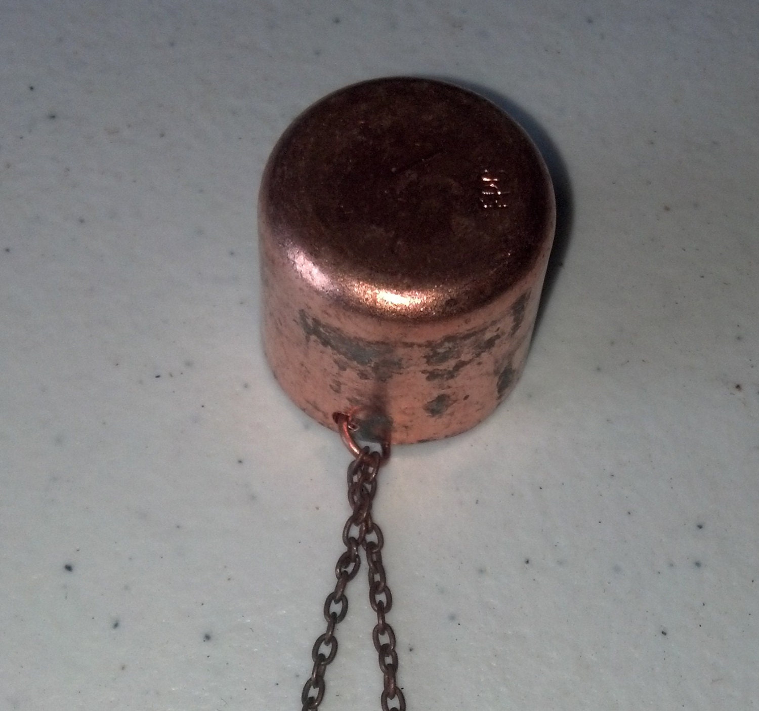 Copper Tiki Torch Cap Snuffer 3 caps