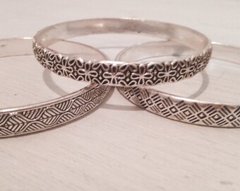 Popular items for patterned bangle on Etsy