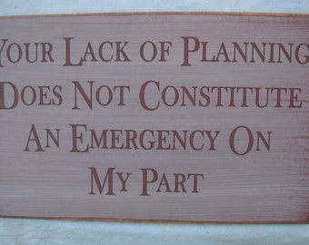 Popular items for lack of planning on Etsy