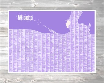 Wicked the musical | Etsy