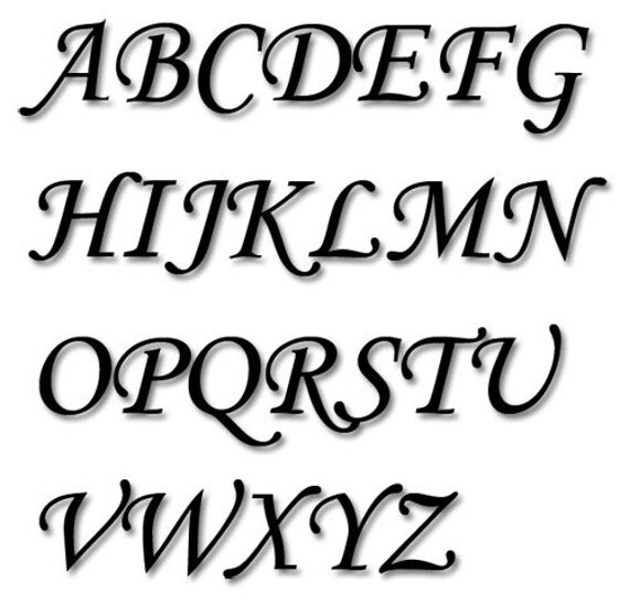 Download Embroidery Alphabet: Monotype Corsiva Font. from ...