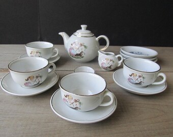 Popular items for dolls tea set on Etsy
