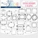 Sweet Doodle Frames Borders & Accents: MEGA PACK by The3AMTeacher