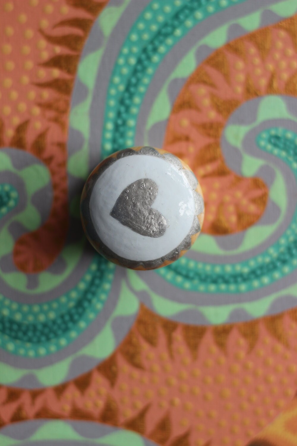 knobs heart knobs funky decor unique knob decorative