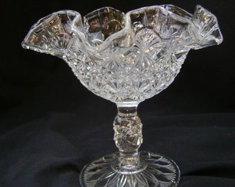 Fenton glass basket | Etsy