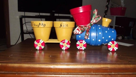 Items similar to Flower pot train on Etsy