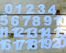 Popular items for felt numbers on Etsy
