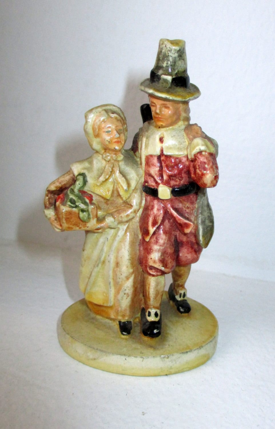 1947 PW Baston Sebastian Miniature Figurine SML-72 Pilgrims