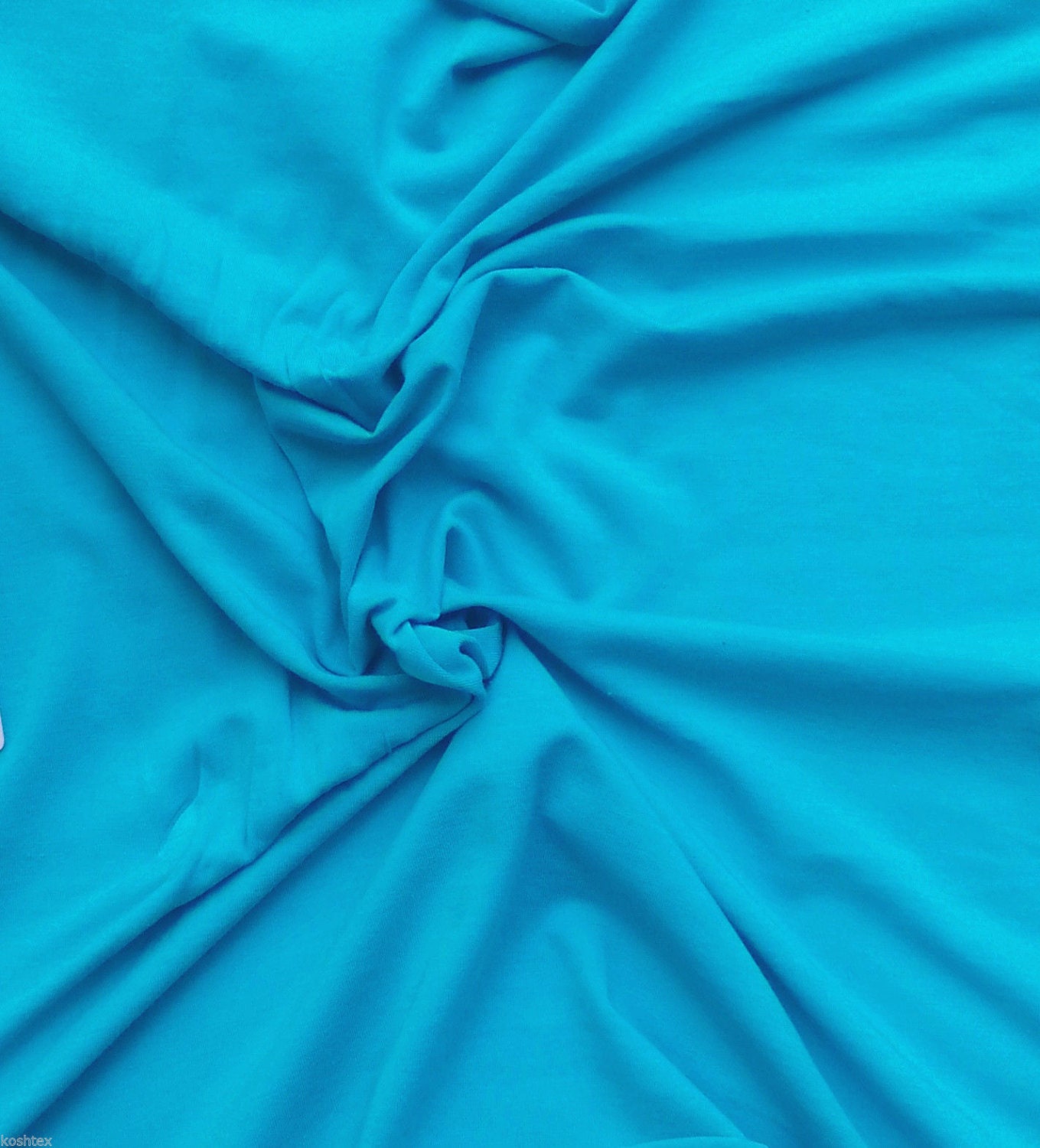 Modal Cotton Spandex Fabric Jersey Knit by the Yard SCUBA BLUE