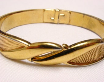 Monet gold bracelet | Etsy