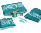 Items similar to Sewing Kit, Pin Cushion, Needle Case on Etsy