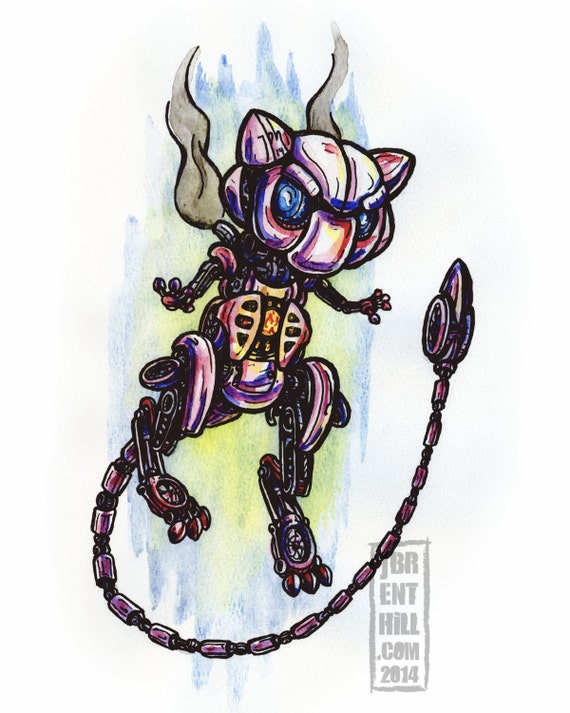 One of my favorite pieces from this guy - Steampunk Pokemon (fanart ...